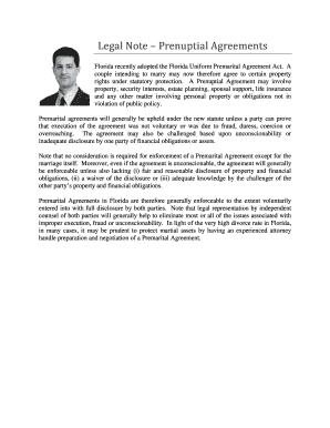 18 Printable Prenuptial Agreement Template Forms - Fillable Samples in ...