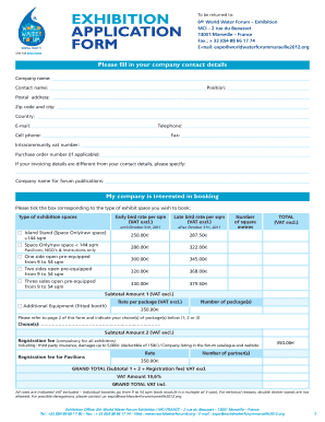 9 Printable Simple Exhibition Proposal Template Forms - Fillable ...