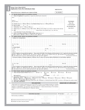 Sbi Kyc Form Pdf 2021 | pdfFiller