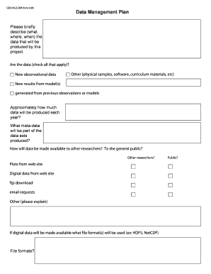 82+ Free Editable Data Management Plan Templates in MS Word [DOC ...