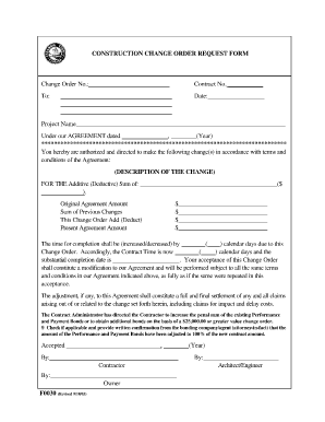 48+ Free Editable Construction Change Order Templates in MS Word [DOC ...