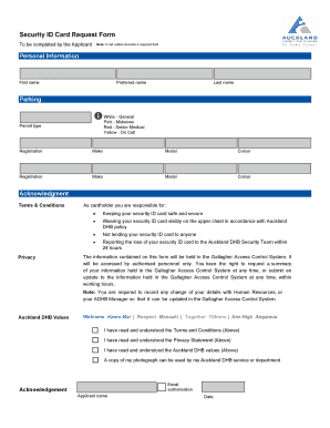 54+ Free Editable Security Id Card Templates in MS Word [DOC] | pdfFiller