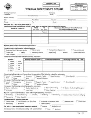 54+ Free Editable Supervisor Resume Templates in MS Word [DOC] | pdfFiller
