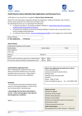 Library Membership Application Form - Page 2 | pdfFiller