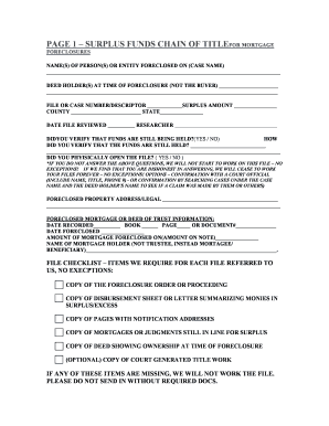 Surplus Funds Application Form Templates - Page 2 | pdfFiller