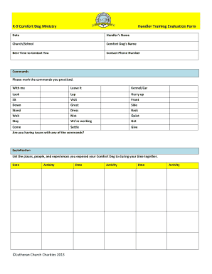 18 Printable training evaluation form doc Templates - Fillable Samples ...