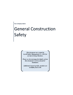 Osha Safety Policy Template | pdfFiller