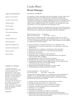 18 Printable retail customer service resume Forms and Templates ...