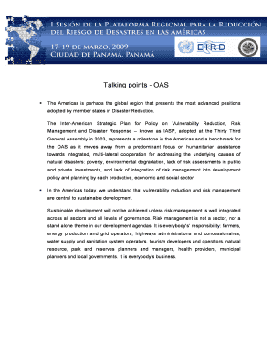 Talking Points Pdf | pdfFiller