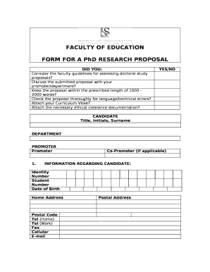 Free Research Proposal Samples Pdf | pdfFiller