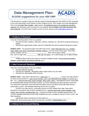 82+ Free Editable Data Management Plan Templates in MS Word [DOC ...