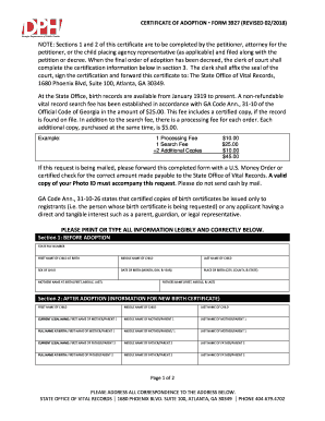 Free Step Parent Adoption Forms | pdfFiller
