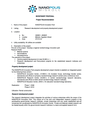 19+ Free Editable Investment Proposal Templates in MS Word [DOC ...
