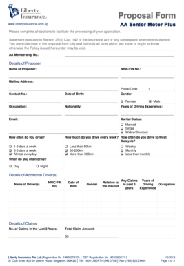 36 Printable Insurance Business Proposal Template Forms - Fillable ...