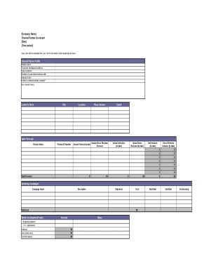 1 Channel Partner Scorecard – Excel Template Form | pdfFiller